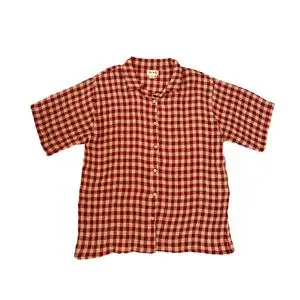 Pink Haley Vanessa Linen Gingham Shirt