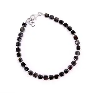 MINERALGEMS ✩ STUDIO Tourmaline And Sterling Silver Bracelet - Black