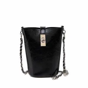 MKF COLLECTION - J'OMOR J'omor Evelina Mini Bucket Bag - Black