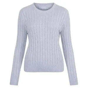 PAUL JAMES KNITWEAR Cotton Cable Crew Neck Jumper