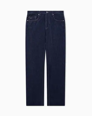 Armani Exchange Comfort Straight Fit 5-pocket Pant Stretch Cotton - Blue