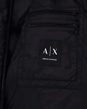 Armani Exchange Down Jacket In Nylon
