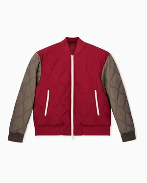 Armani Exchange Padded Blouson Jacket In Nylon