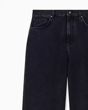 Armani Exchange Loose Fit Five-pocket Pants In Stretch Cotton Denim