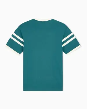 Armani Exchange Regular T-shirt In Cotton Jersey - Green