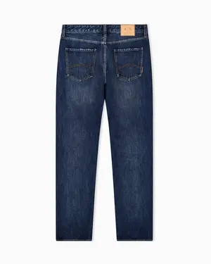 Armani Exchange Straight Fit 5 Pockets Pant In Cotton Denim