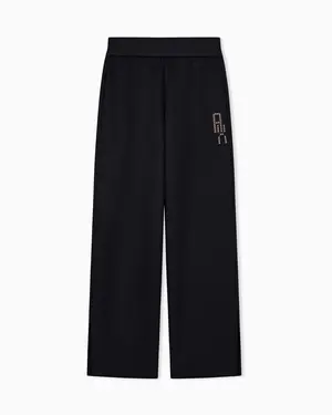 Armani Exchange Regular Fit Recycled Stretch Scuba Jersey Trousers
