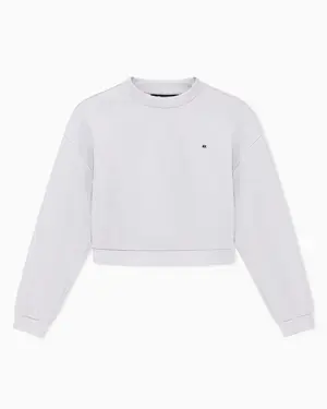 Armani Exchange Shiny Stretch Interlock Sweatshirt