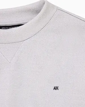 Armani Exchange Shiny Stretch Interlock Sweatshirt