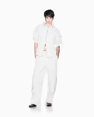 Armani Exchange Crinkle Nylon Zip-up Blouson Jacket