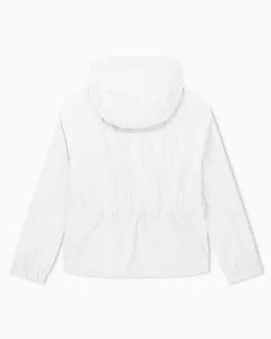 Armani Exchange Crinkle Nylon Zip-up Blouson Jacket