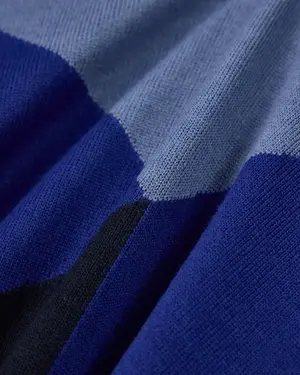 Armani Exchange Regular Fit Pullover In Virgin Wool And Acrylic