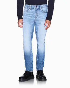 Armani Exchange Slim-fit Stretch Cotton Denim Jeans