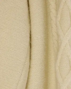 Armani Exchange Wool Blend Cable Knit Pullover