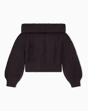 Armani Exchange Regular Fit Pullover Knitted Wool Blend