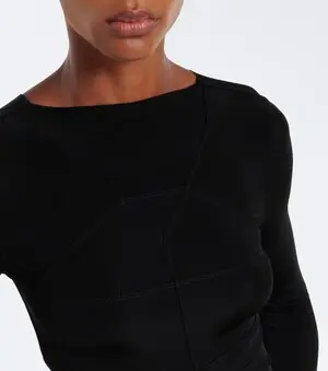 Rick Owens Combo Tulle-trimmed Gown