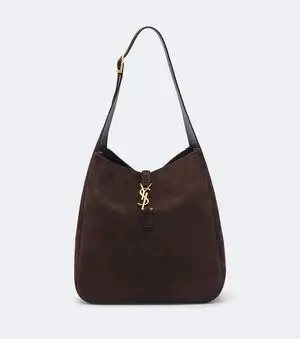 Saint Laurent Le 5 A 7 Supple Large Suede Shoulder Bag - Brown