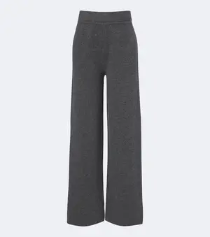 RÓHE Wool-blend Wide-leg Pants - Grey