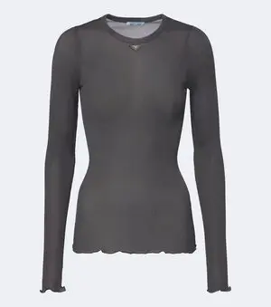 Prada Office Wear Performance Tops For Women
