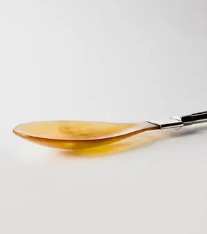 TAVARES 1922 Horn And Sterling Silver Salad Spoon