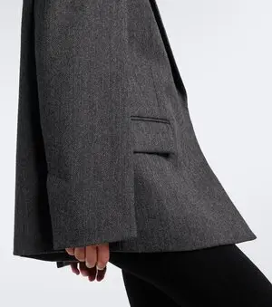 TOTEME Herringbone Wool Blazer