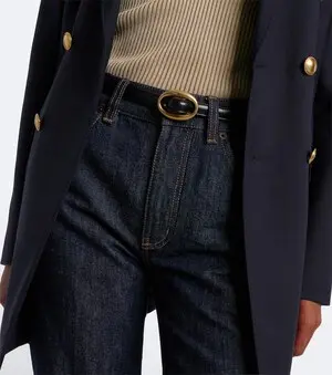 Saint Laurent Reversible Leather Belt