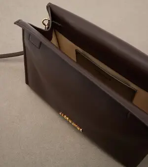 Jacquemus Rond Carre Small Leather Clutch