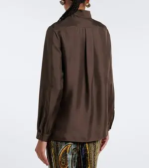 Etro Printed Silk Shirt