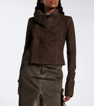 Rick Owens Biker Suede Jacket