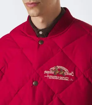 Polo Ralph Lauren Quilted Cotton-blend Bomber Jacket