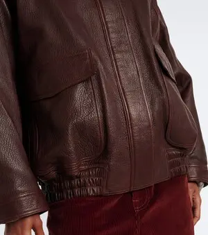 RÓHE Leather Blouson Jacket