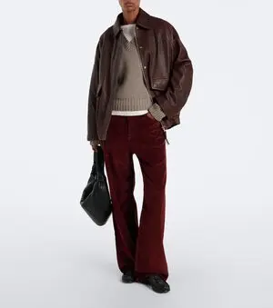 RÓHE Leather Blouson Jacket
