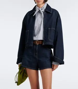 Prada Denim Zip-up Jacket