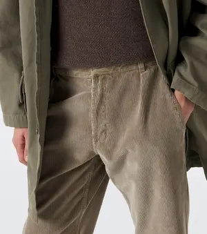THE ROW Paulo Cotton Corduroy Straight Pants