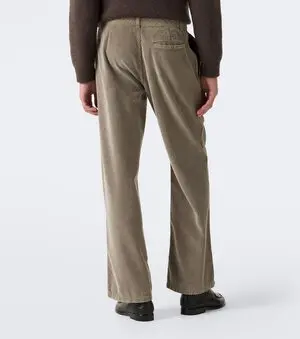 THE ROW Paulo Cotton Corduroy Straight Pants