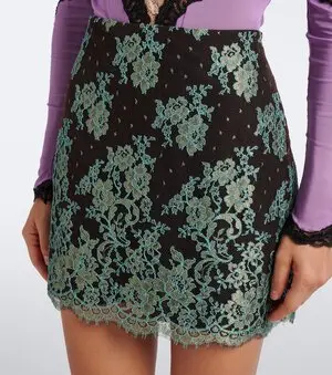 Valentino Garavani Lace Miniskirt