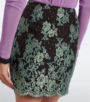 Valentino Garavani Lace Miniskirt