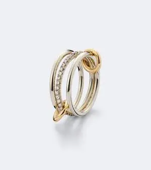 SPINELLI KILCOLLIN Sonny Sterling And 18kt Yellow Gold Ring With Diamonds