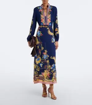 Etro Floral Maxi Dress