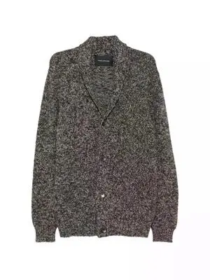 Tagliatore Shawl-collar Cardigan - Grey