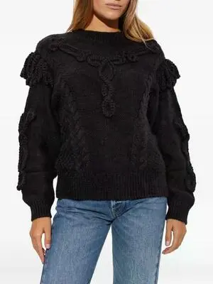 MARANT ETOILE Katria Cable-knit Sweater
