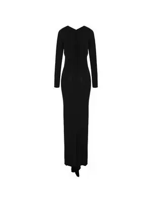 V:PM ATELIER Donna Draped Cutout Maxi Dress