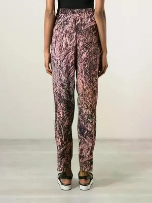 Alexander McQueen Fanzine Foil Print Trousers