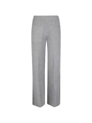 Victoria Beckham Alina Straight-leg Trousers - Grey