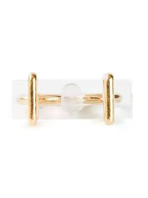 Alexander McQueen Double Knuckle Ring - Metallic