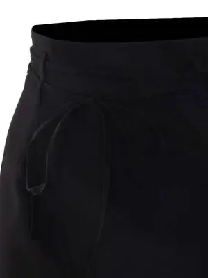 TWINSET Drawstring Waist Mini Skirt - Black