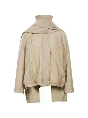 Magda Butrym Scarf-detail Zip-up Jacket