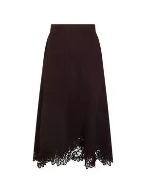 Zimmermann Lace-trim Midi Skirt