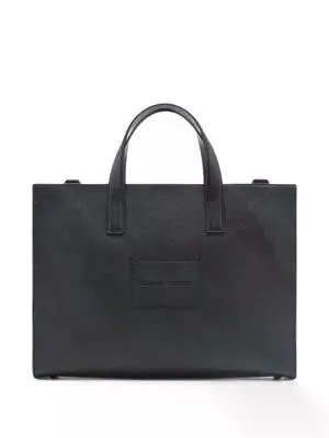 Emporio Armani Logo-plaque Leather Briefcase Bag