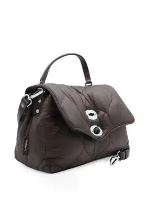 ZANELLATO Small Postina Quilted Leather Tote Bag